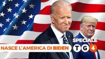 Su Retequattro “Speciale Tg4 – Nasce l’America di Biden” | Qui Mediaset